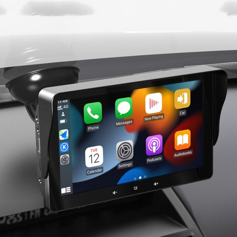 7 Car Wireless CarPlay Display Cigarette Lighter Interface Suction Cup ...